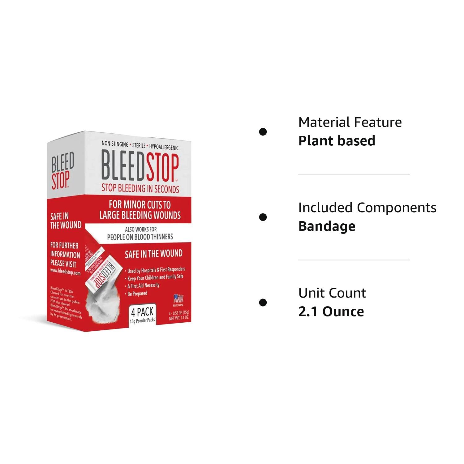 BleedStop™ First Aid Powder f...B0979BZ543 | Encarguelo.com