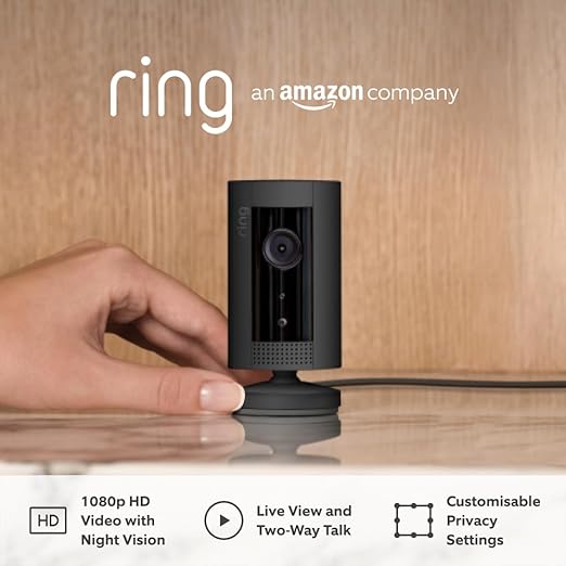 Ring Indoor Cam (1st Gen) by Amazon | Compact plug-in HD Indoor ...