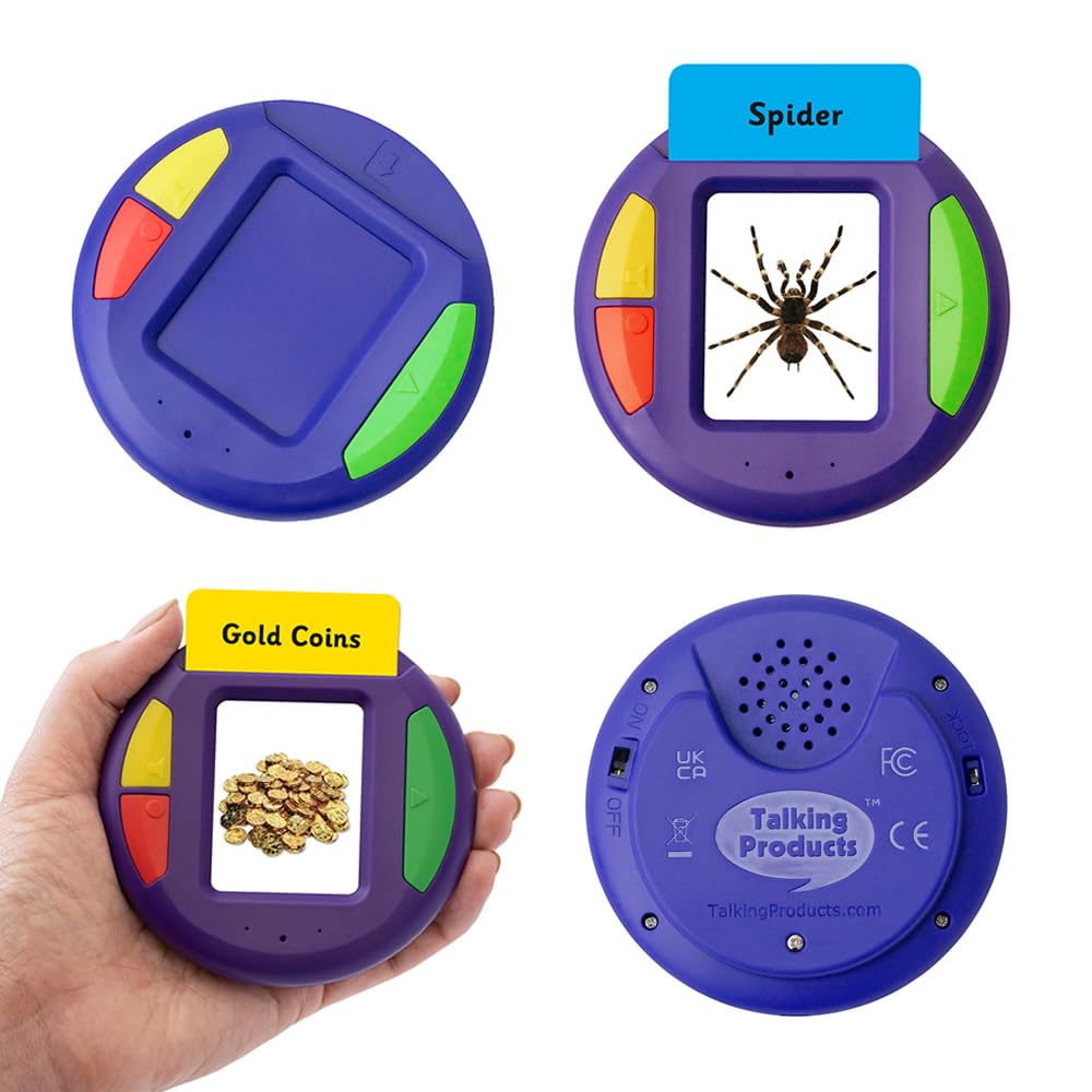 Talking Products Voice Recordable Talking Treasure Hunt Flash Card ...