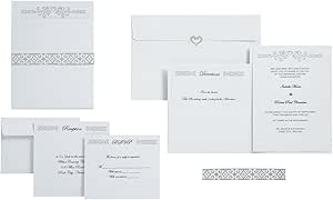 Amazon.com: Wilton Heart Wedding Pocket Invitation Kit : Home & Kitchen