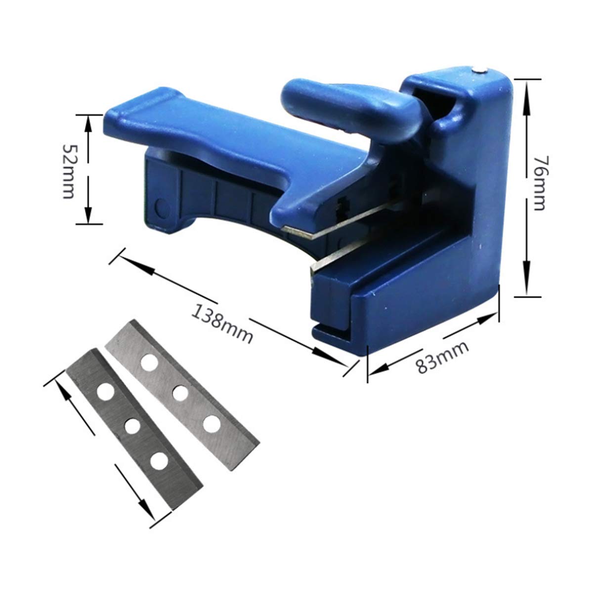 Ruiqas Double Edge Trimmer Manual Edge Bending Cutter Wood Head and ...