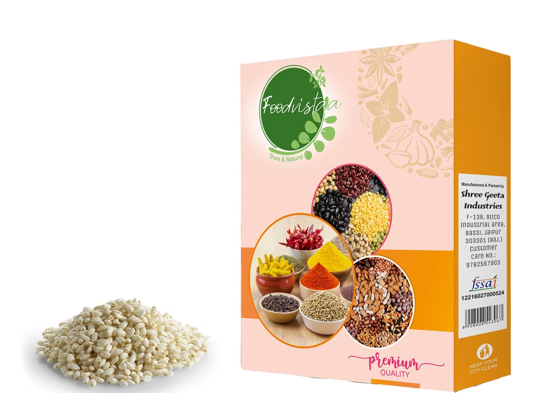FOODVISTAA Puffed Rice/ Popped rice/mumra/murhi/Crisped rice/mudhi ...