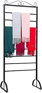 Amazon.co.jp: Scarf Rack Stand Tall Sturdy Scarf Rack Wrapping Paper ...