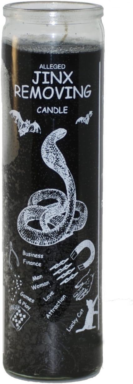 Amazon.com: AzureGreen CJJINR Jinx Removing 7 Day Jar Candel: Home ...