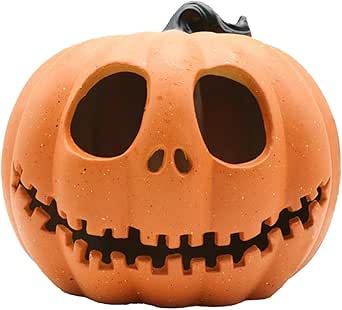 Amazon.com: Plastic Pumpkins Large,Light Up Jack O Lantern,Halloween ...