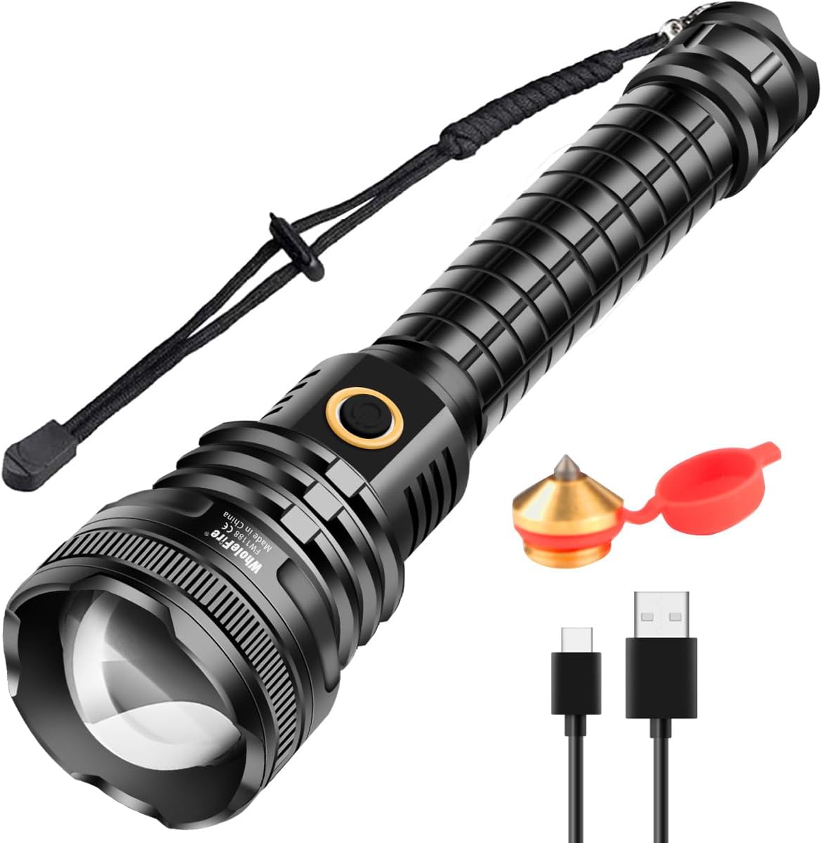 SUBOOS X50 PRO LED Taschenlampe Aufladbar, Extrem Hell 15000 Lux Osram ...