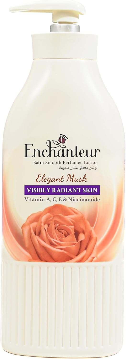 Enchanteur Elegant Musk Satin Smooth Perfumed Body Lotion - 500ml ...