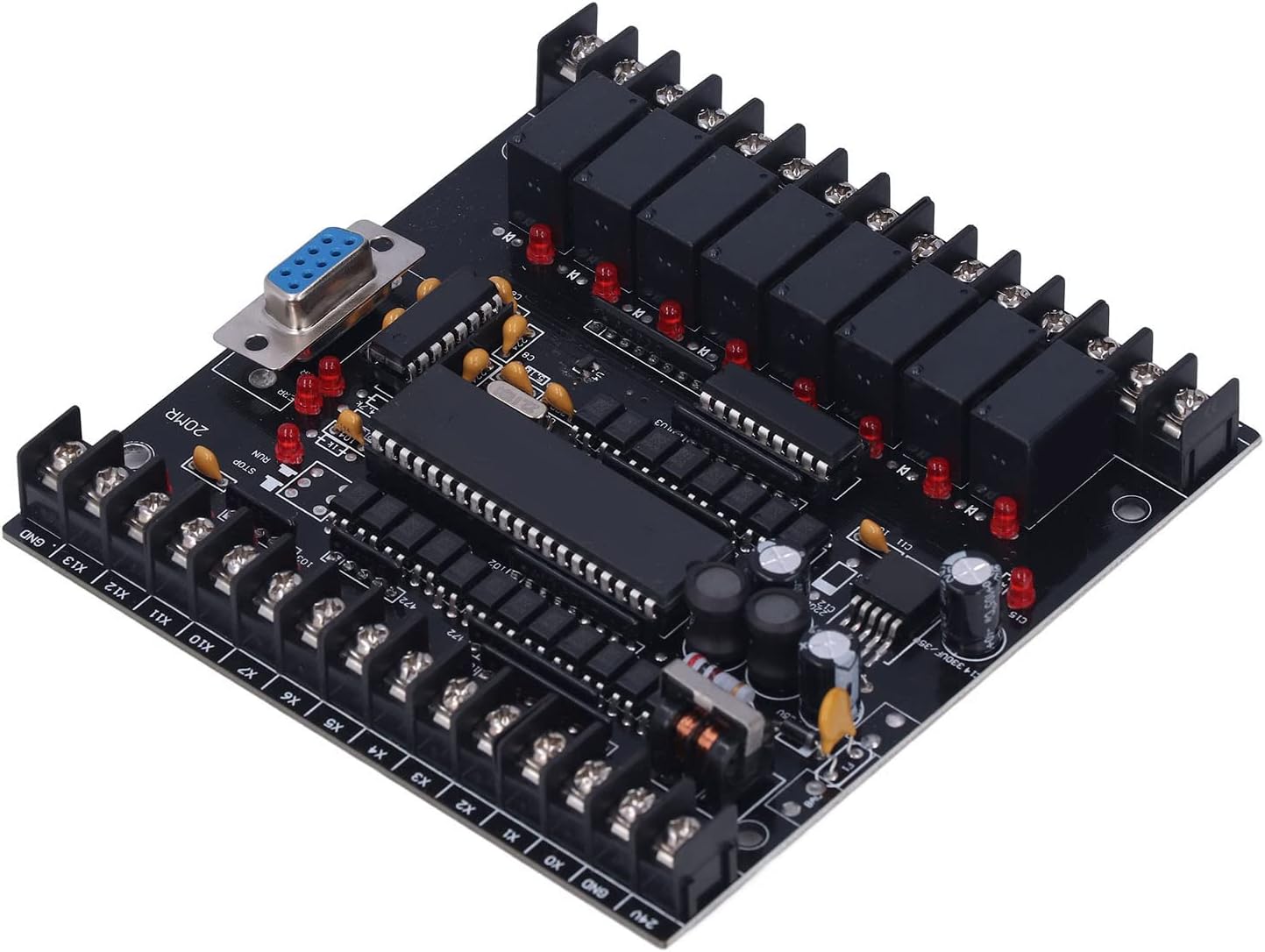 Amazon.com: PLC Industrial Control Board PLC Control Board Single Chip ...