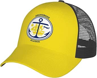 KOSPOGO Flag of Anchorage, Alaska Baseball Cap for Men Women Breathable ...