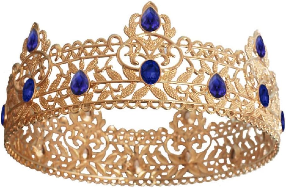 jojofuny King Crown For Men: Royal Mens Crown Prince Tiara Vintage Men ...