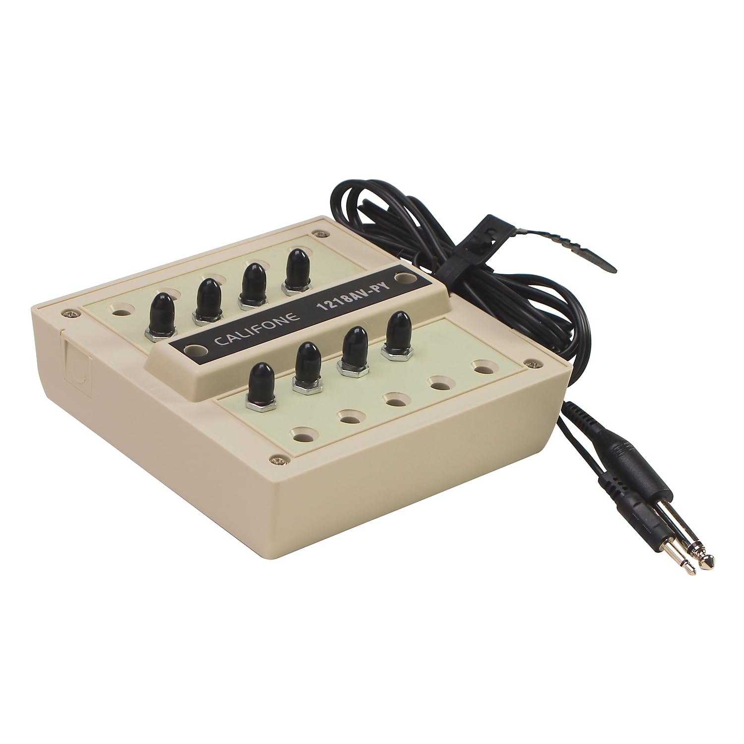 Amazon.com: Califone CAF1218AVPY 8-Position Jack Box with Vol Controls ...