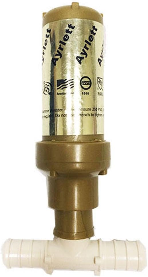 Ayrlett AA45-PXT Loose Water Hammer Arrester with 1/2" PEX TEE ...