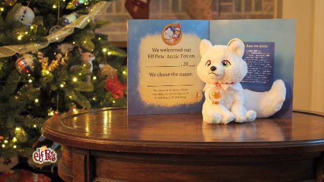 Artic Fox Elf Pets: Arctic Fox Tradition - White Plush Toy With ...