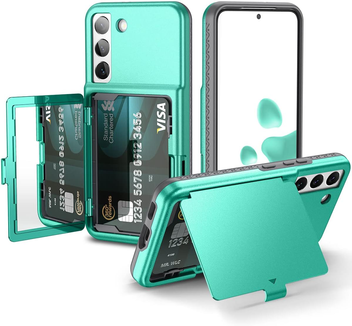 Amazon.com: WeLoveCase for Samsung Galaxy S22 Wallet Case with Credit ...