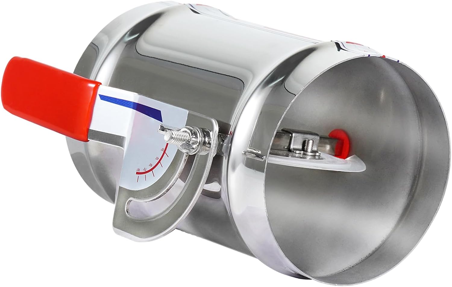 4 Inch HVAC Duct Backdraft Damper, Full Stainless Steel Manual Volume ...