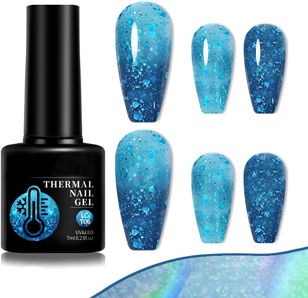 Colour Changing Gel Nail Polish, UV gel nail polish with Thermal ...