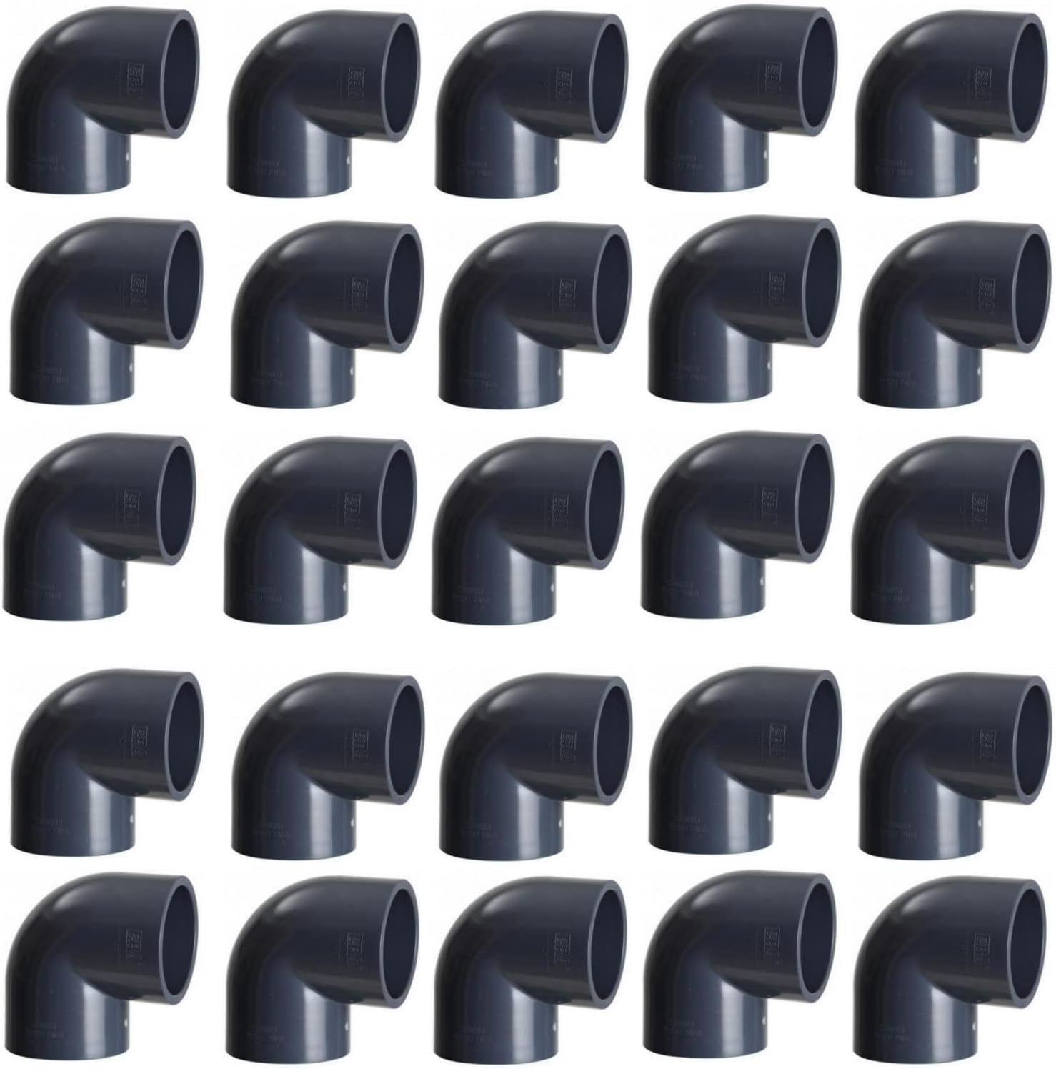 Amazon.com: (25 Pack) ERA Sch 80 PVC 3/4 Inch 90 Degree Elbow, Socket ...