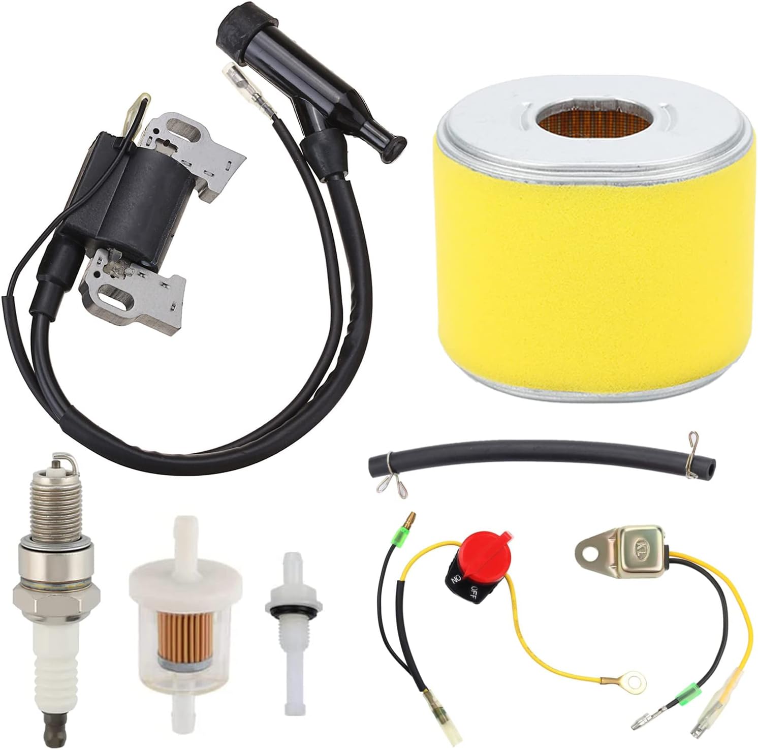 GX390 Ignition Coil with Air Filter and Spark Plug for Honda GX240 ...