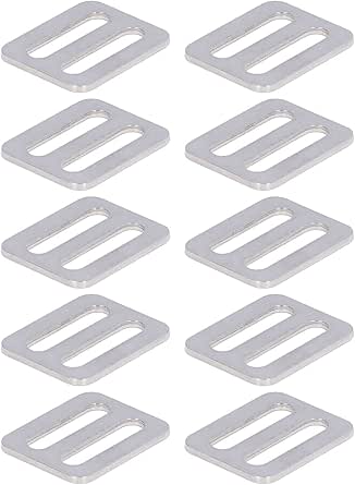 Amazon.com: Tomotato 10Pcs Buckles, Stainless Steel Slider Tri-Glide ...