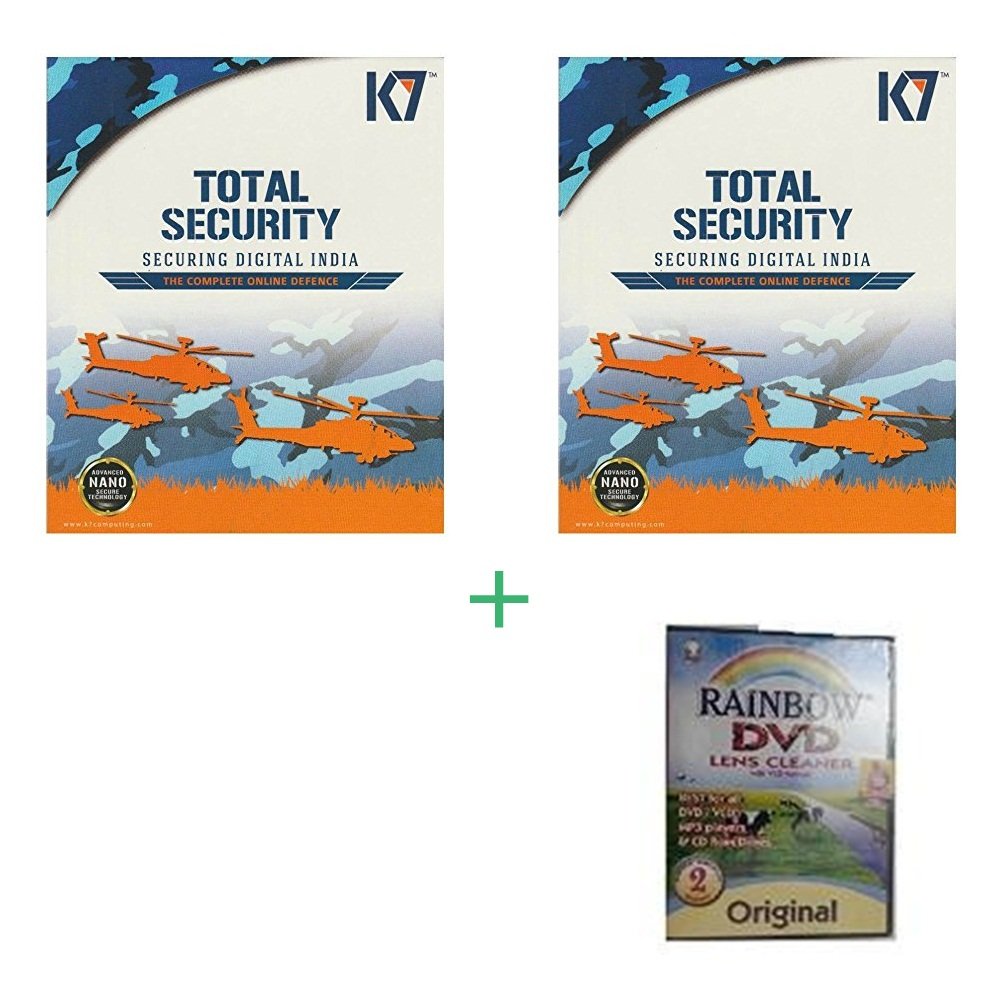 K7 Total Security 2016 2 PC 1 Year (2 Installation CDs,2 Serial Keys ...