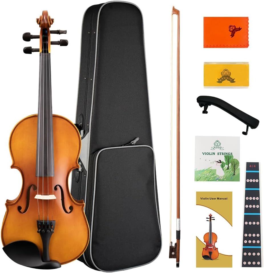 Amazon.com: Yasisid Violin Stringed Musical Instruments,For Beginner ...