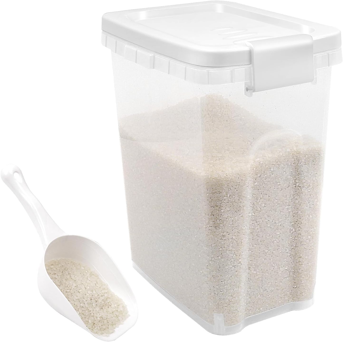Amazon.com: TBMax Large Flour Storage Container, 23 Lbs -25 Lbs Rice ...