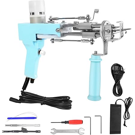 Amazon.com: Cut Pile Rug Tufting Gun - wuyule Electric Carpet Tufting ...