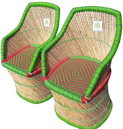 Ecowoodies Bamboo Wood Eco Friendly Sitting Chair Furniture Set for ...