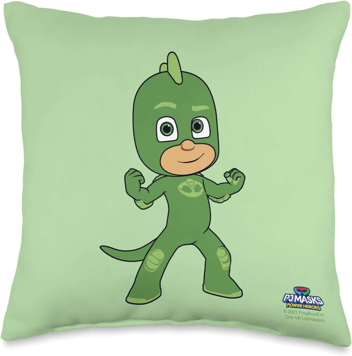 Amazon.com: PJ Masks Power Heroes Gekko Strong Full Body Pose Big Logo ...