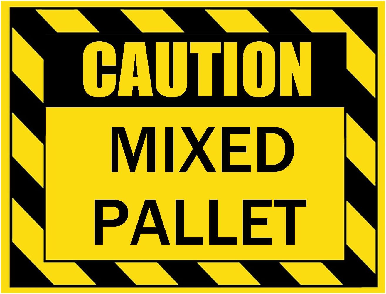 Amazon.com : Mixed Pallet Shipping Labels Stickers 3×5 Inch Caution ...