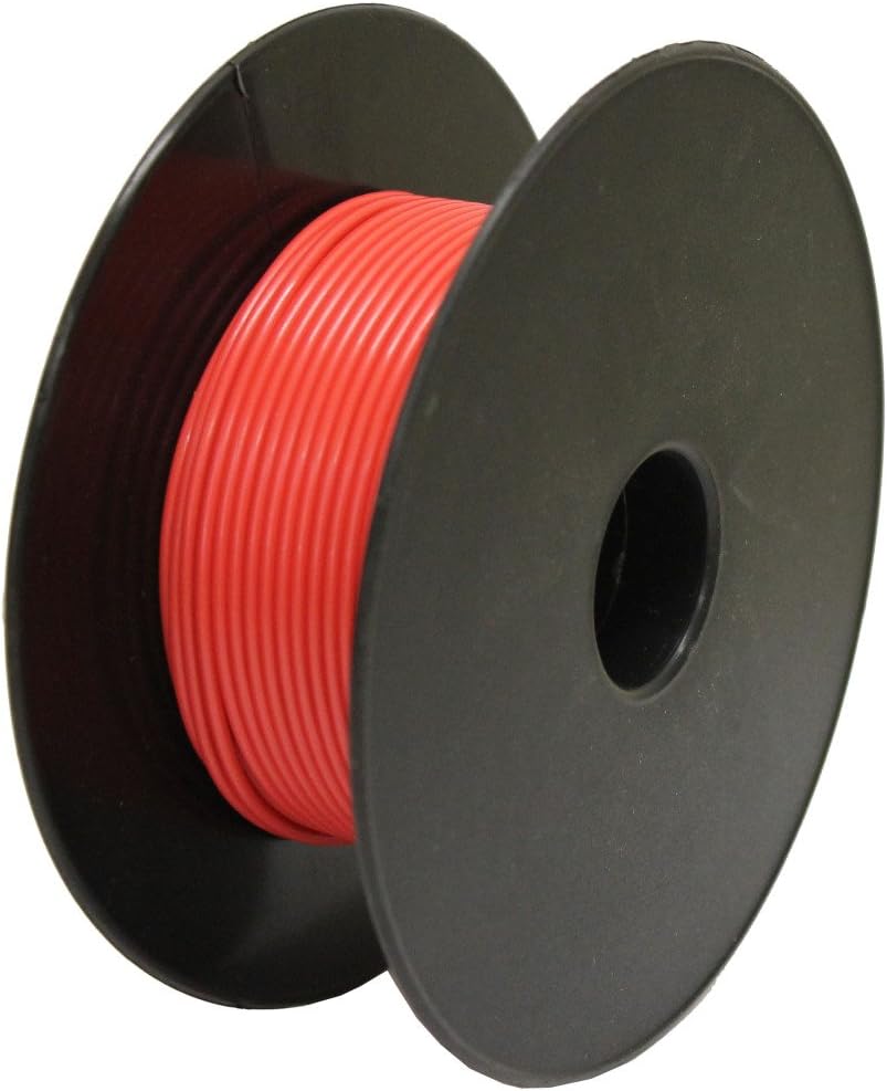 All Trade Direct 50M Roll Reel Red Auto Cable 14/0.30 Strand 8.75A 1 ...