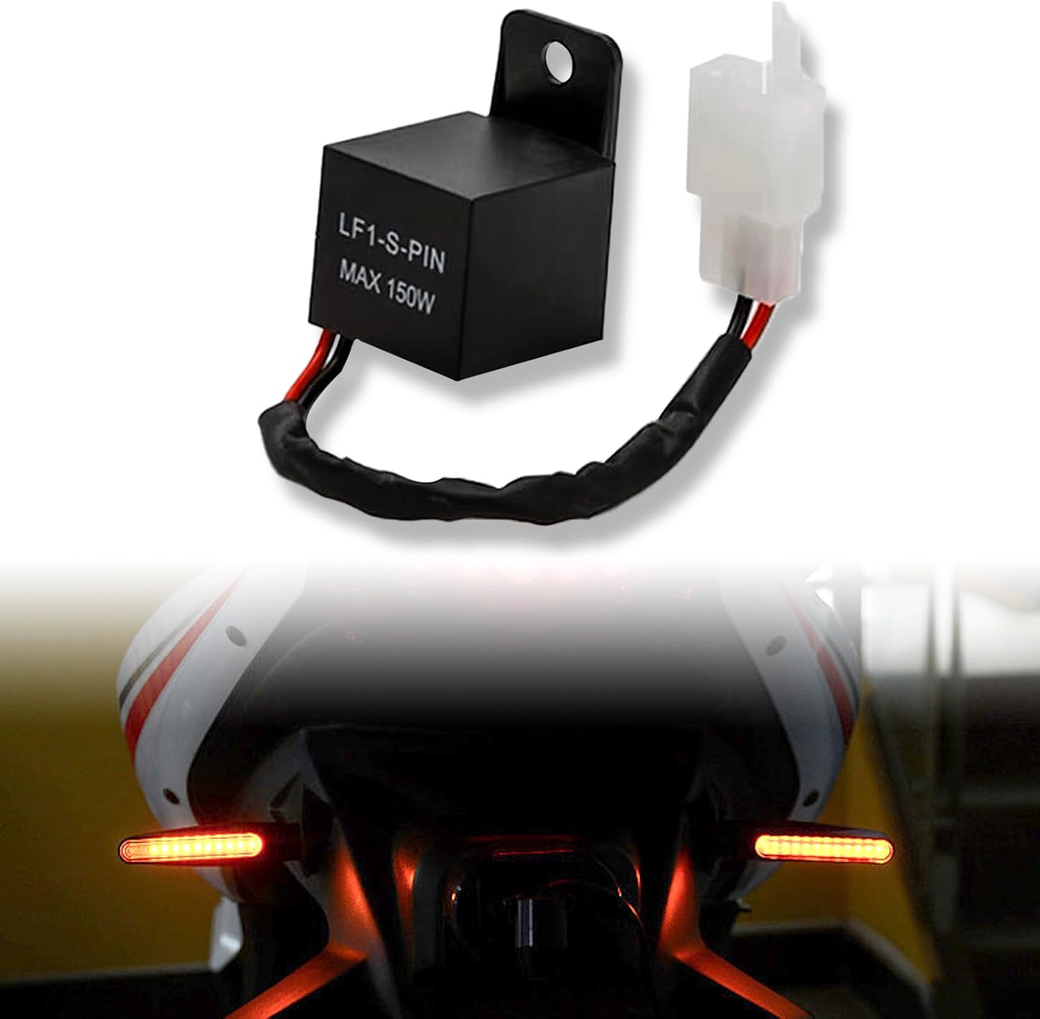 Amazon.com: BSAMZO Electronic LED Flasher Relay 2-Pin Waterproof ...