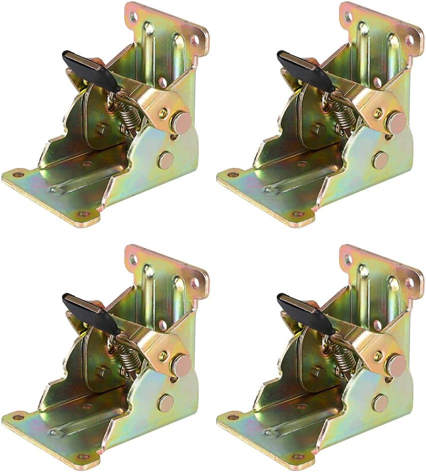 SEIWEI 90 Degree Folding Table Legs Self-Locking Hinges Brackets ...