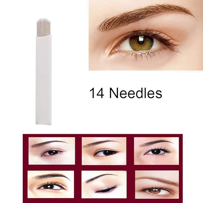 Amazon.com: Disposable Microblading Needles - CINRA Microblading Curved ...