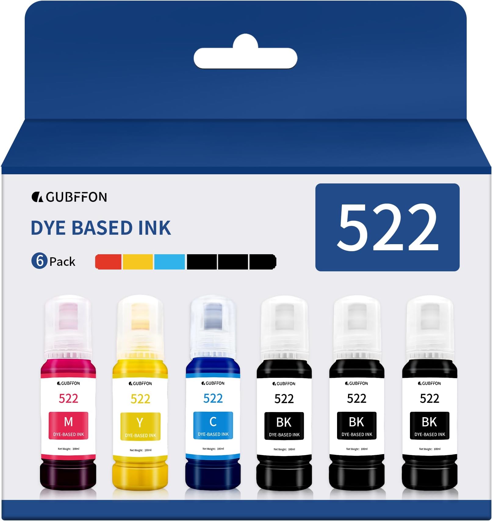 Amazon.com: INKOKU 522 Compatible for 522 Ink Refill Bottles (Not ...