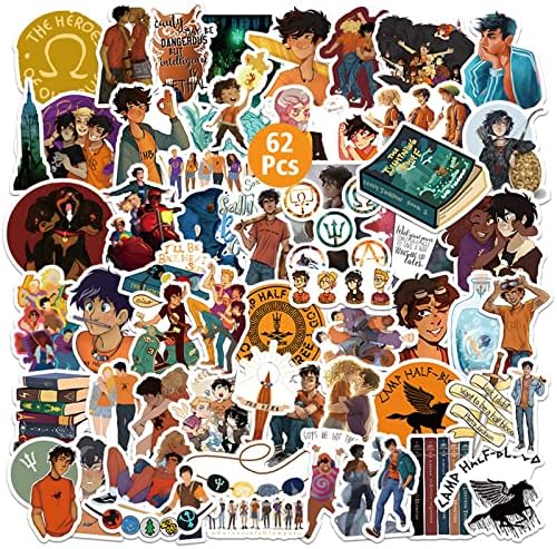Amazon.com: Percy Jackson Stickers 62PCS Books Graphic Waterproof Vinyl ...