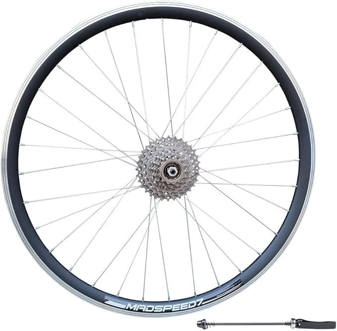 QR 26" (ETRTO 559x19) MTB Mountain Bike REAR Wheel + 9 speed Freewheel ...