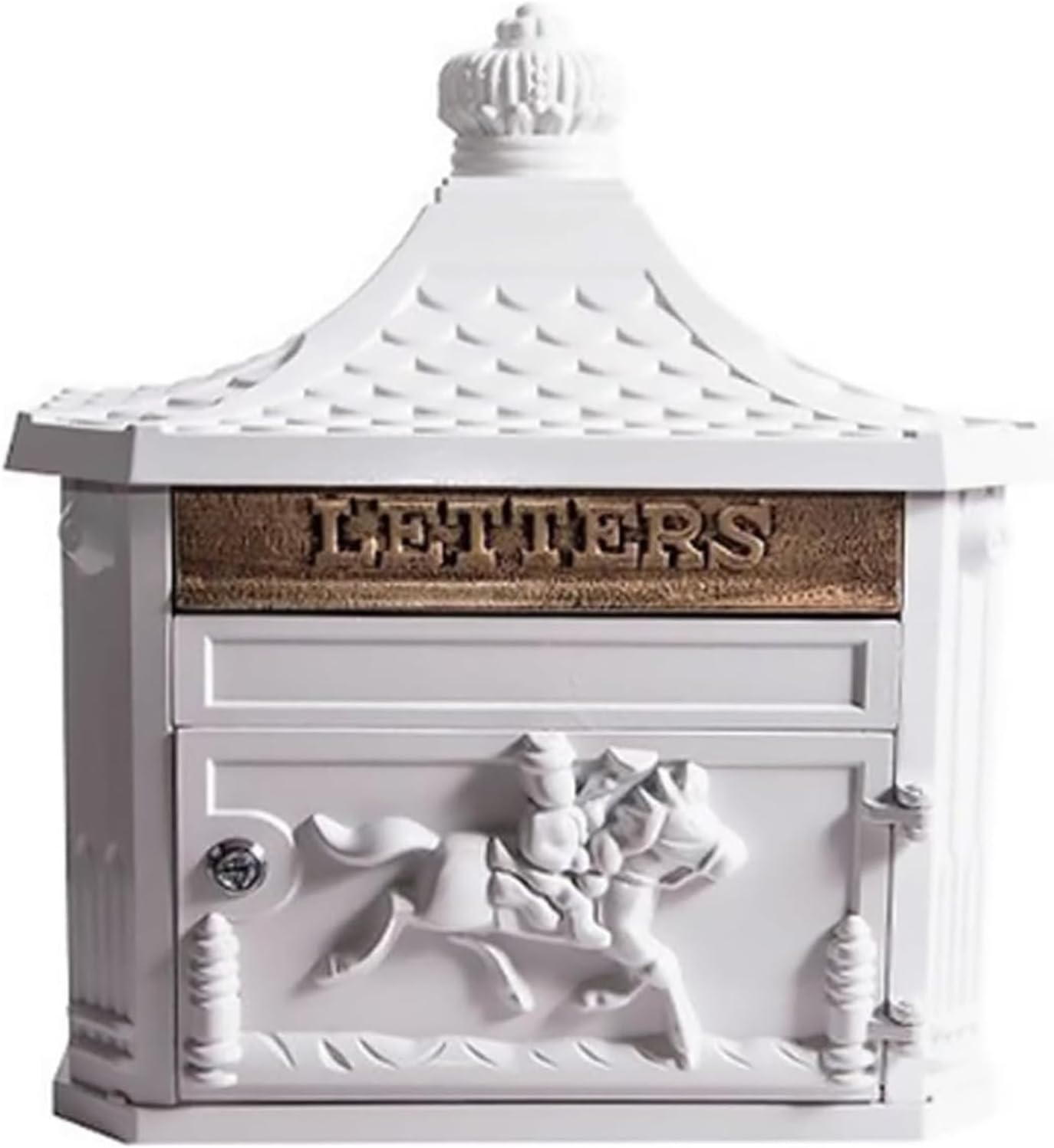 Wall-Mount Mailboxes Mailbox Post Garden Mailbox Outdoor External ...