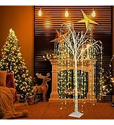 Amazon.com: Set of 3 Lighted Tree 3FT 5FT and 6FT LED Artificial Tree ...