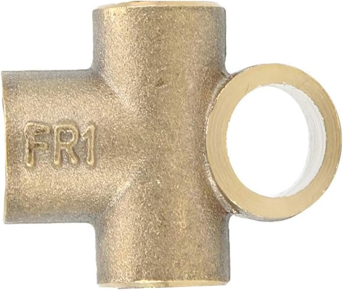 Amazon.com: DXNQ Brass 3 Way T-Shape Brake Tee, Universal Auto M10 T ...