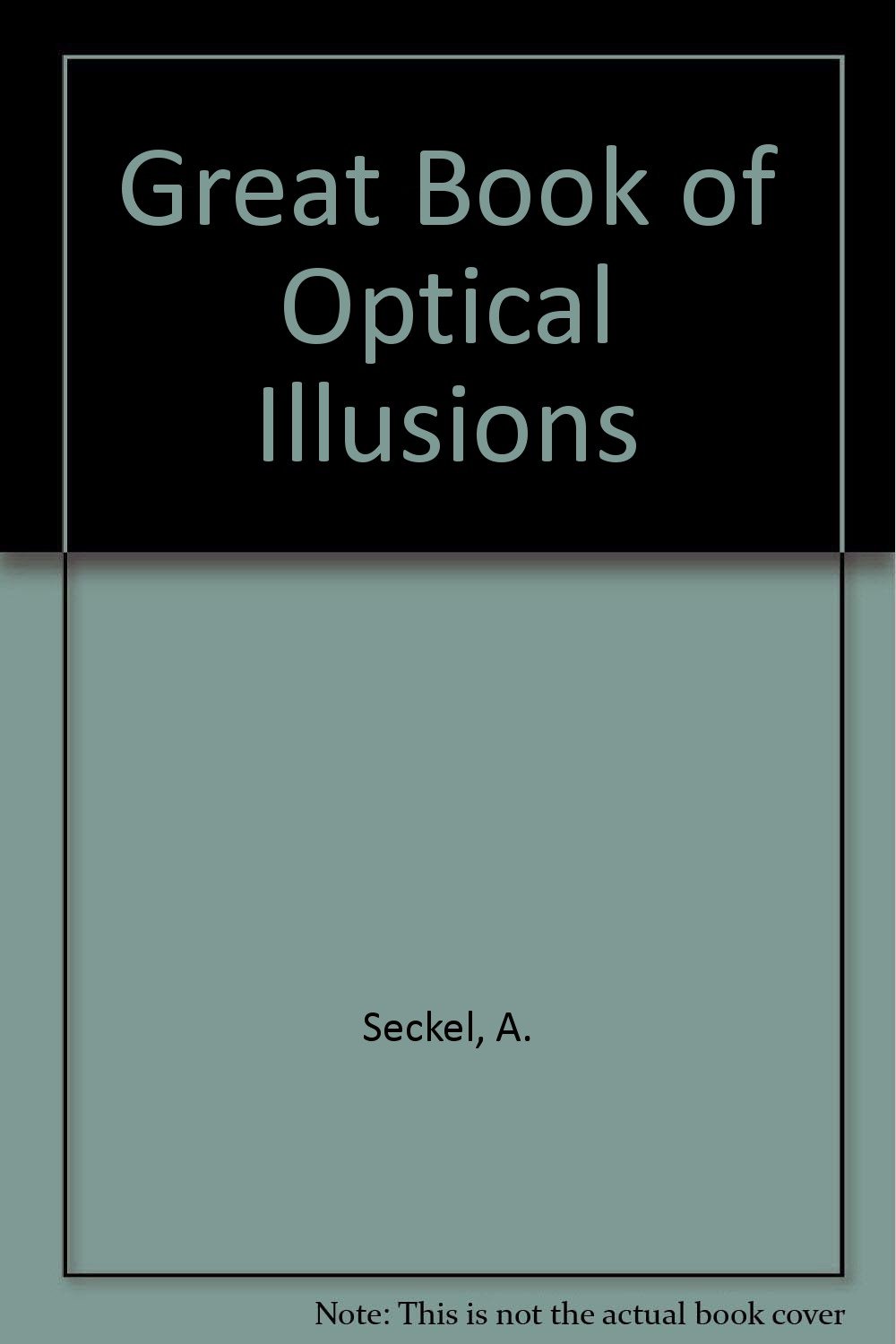 Great Book of Optical Illusions: Seckel, Al: 9780613564007: Amazon.com ...