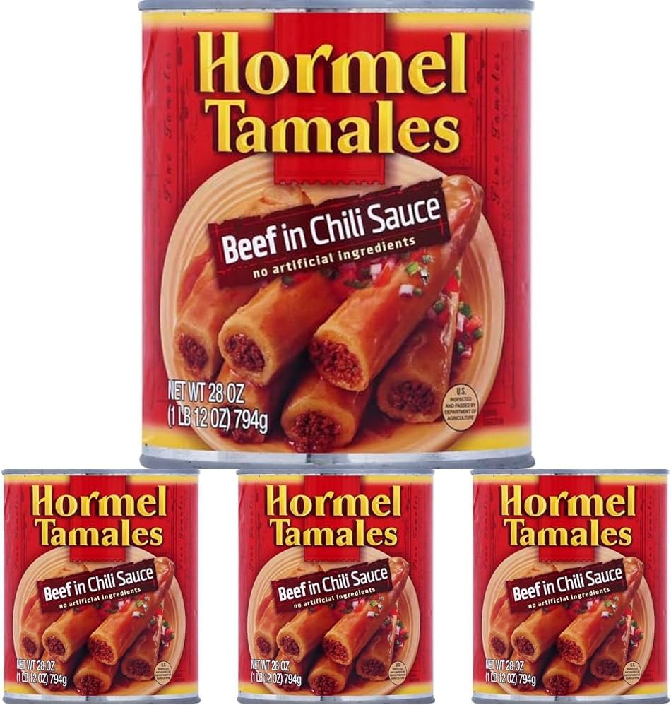 Amazon.com : HORMEL Beef Tamales, 28 oz (Pack of 4) : Everything Else