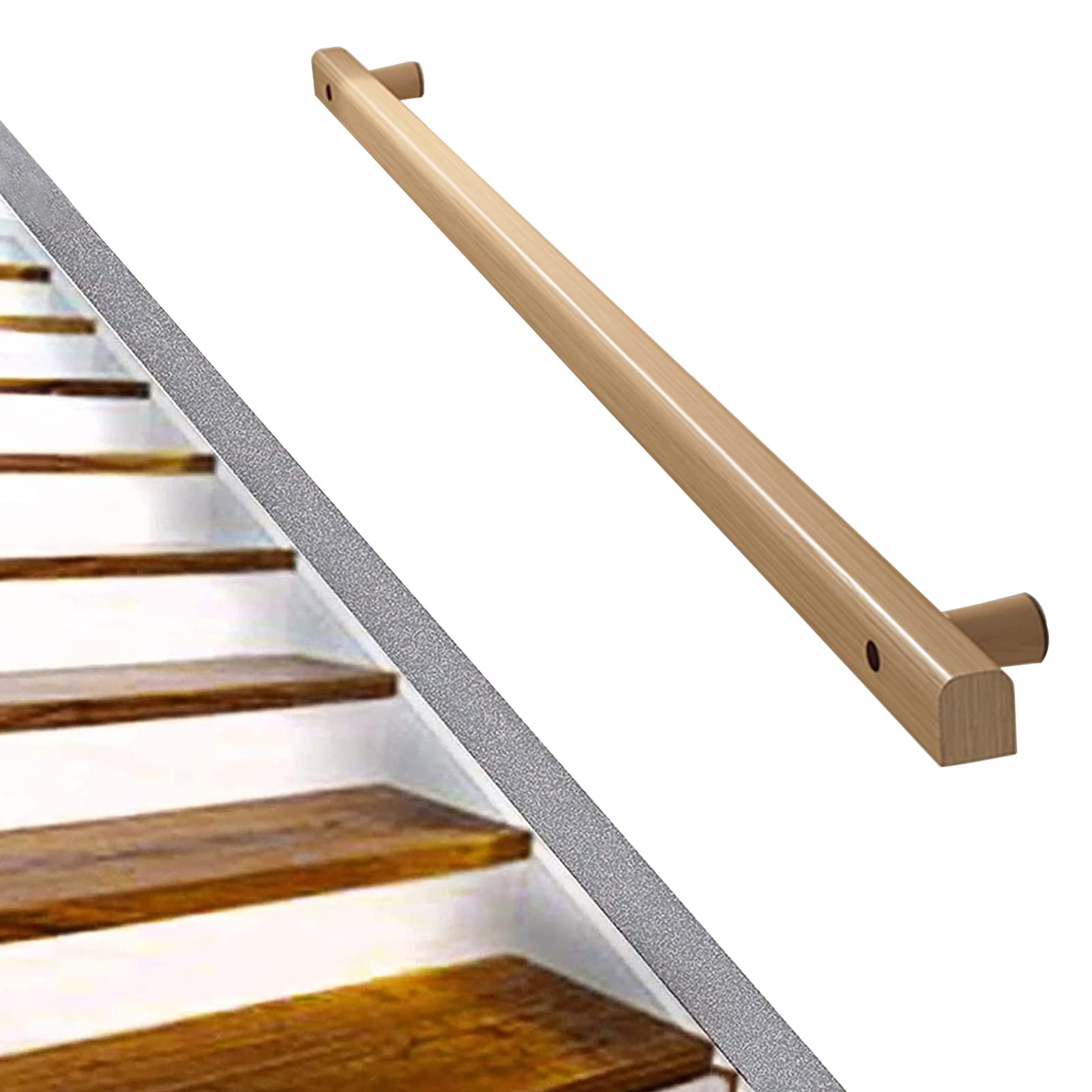 Wooden Handrails For Stairs In Different Size