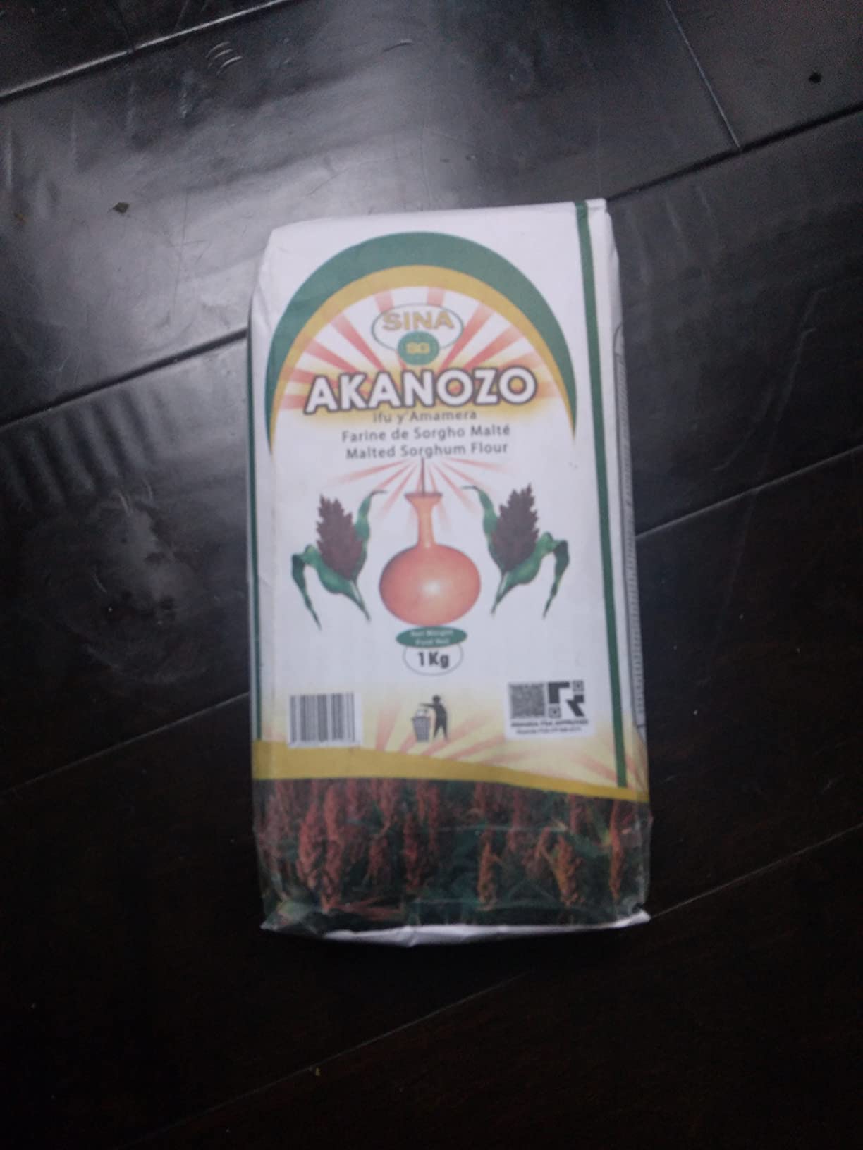 Amazon.com : Akanozo "Fermented Sorghum Flour" (Ifu y'Amamera) 2.2 lbs ...