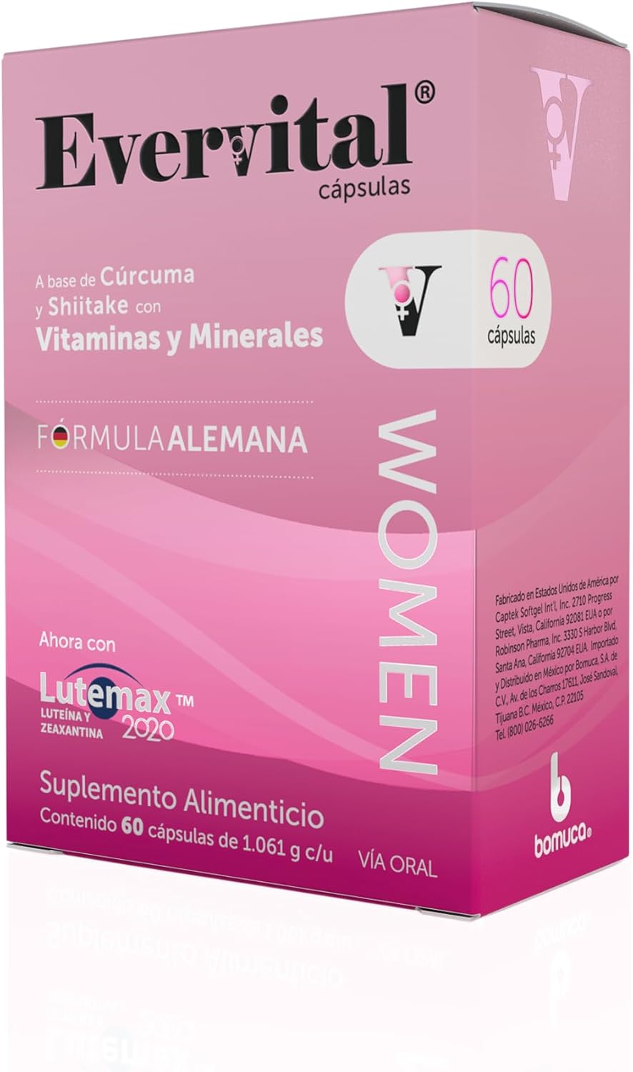 Evervital Women 60 Cápsulas : Amazon.com.mx: Salud y Cuidado Personal