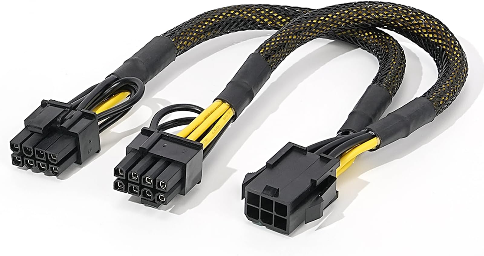 Amazon.com: COMeap Dual 6 Pin Female to 8 Pin Male GPU Power Adapter ...