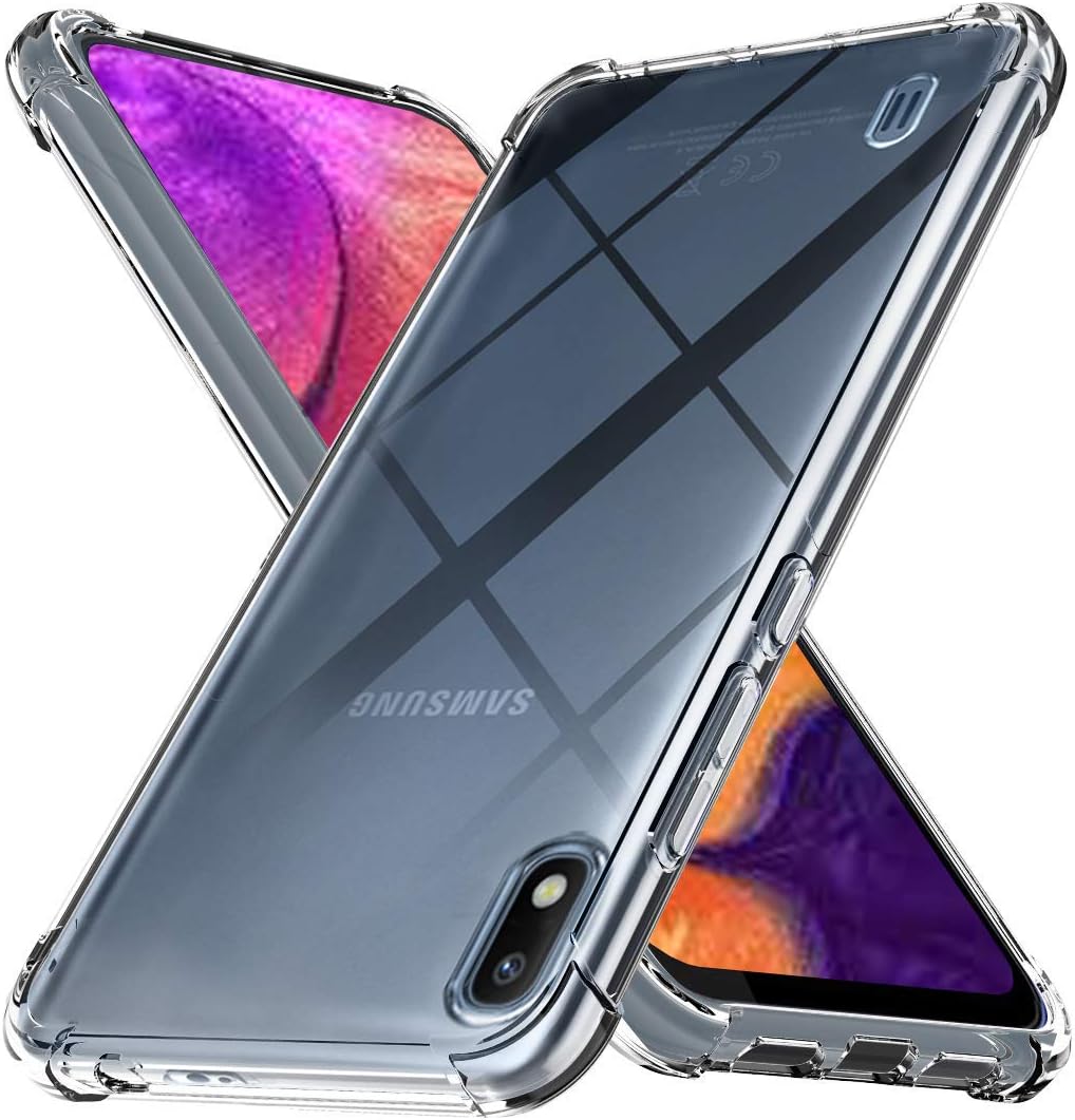 DN-Technology Galaxy A10 Clear Case, Ultra Slim Transparent Liquid Gel ...