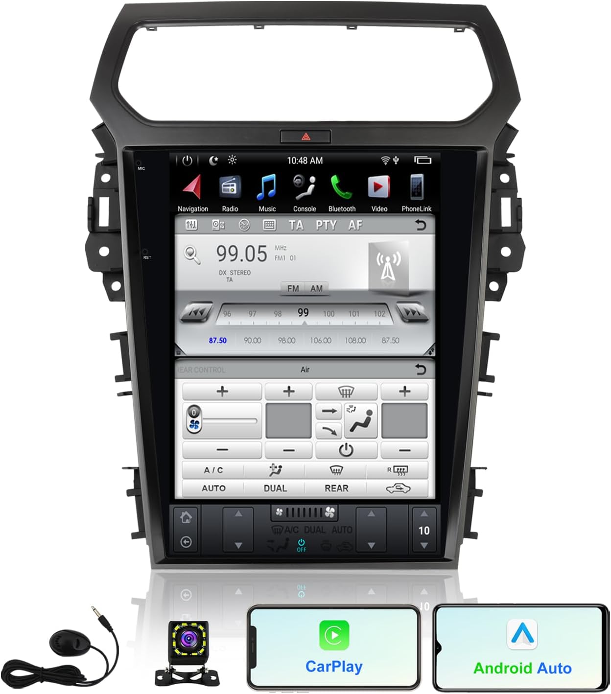 Amazon.com: for Ford Explorer 2011-2019 Android Car Radio Stereo 12.1 ...