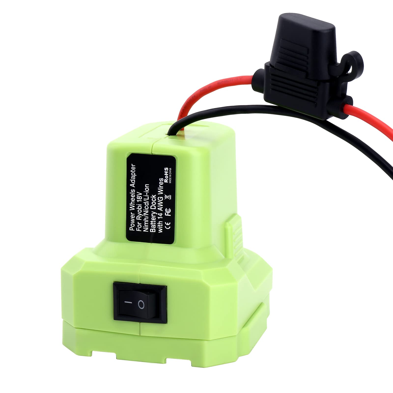 ELEFLY Power Wheel Adapter with Fuse & Wire Terminal, Compatible with ...