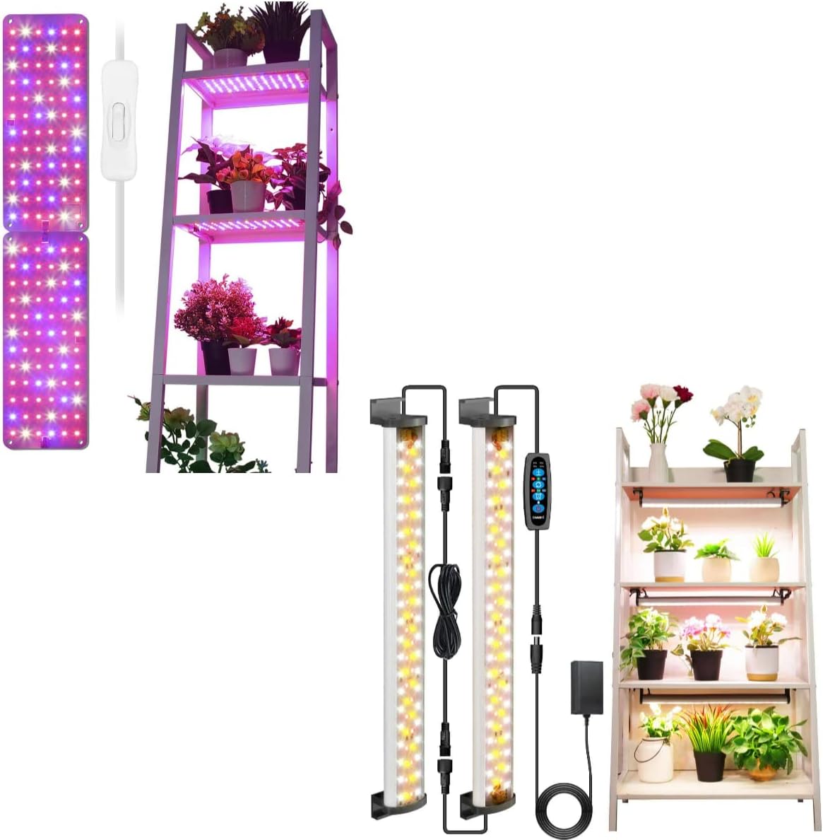 Amazon.com: DOMMIA Plant Light for Indoor Plants, Full Spectrum Grow ...